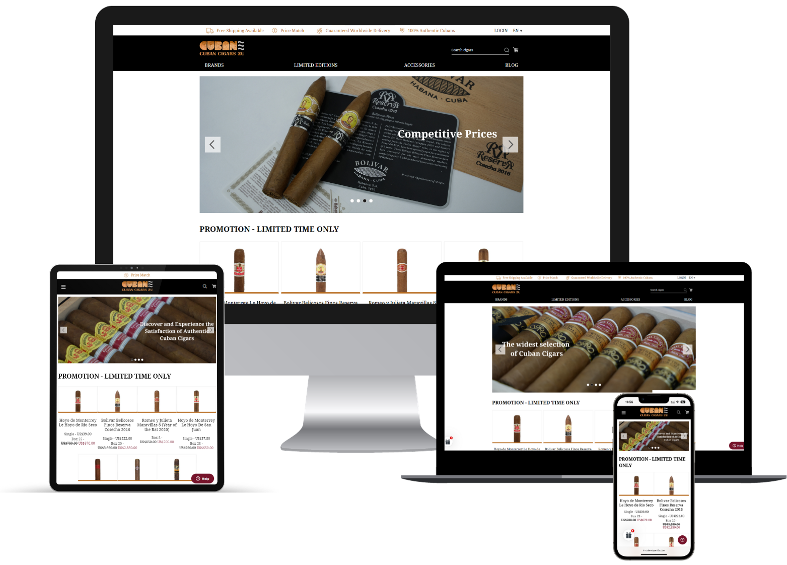 Magento Theme Development Case Study - Cuban Cigars